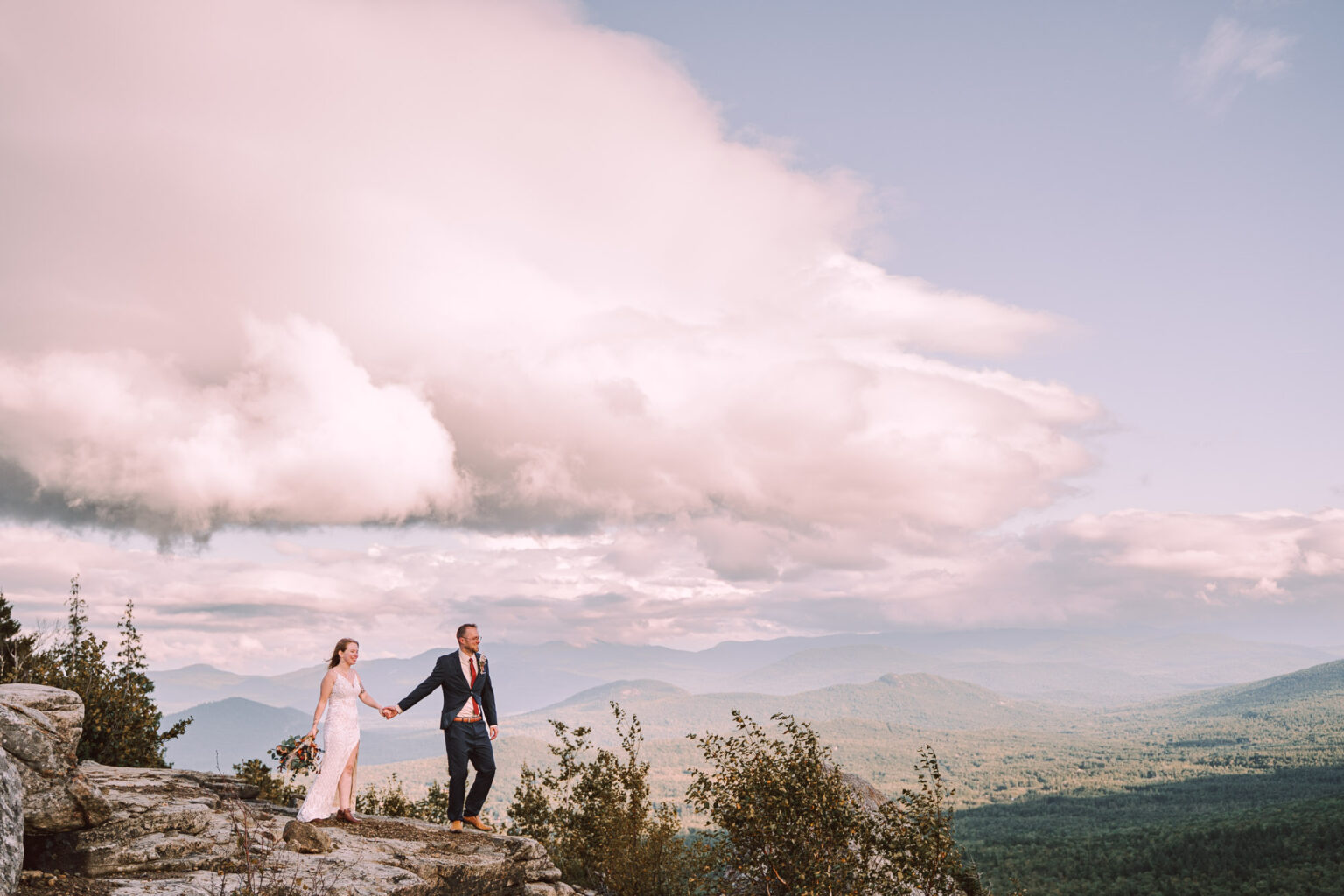 Alex + Rob Summer High Peaks Elopement - Forever Wild Vows