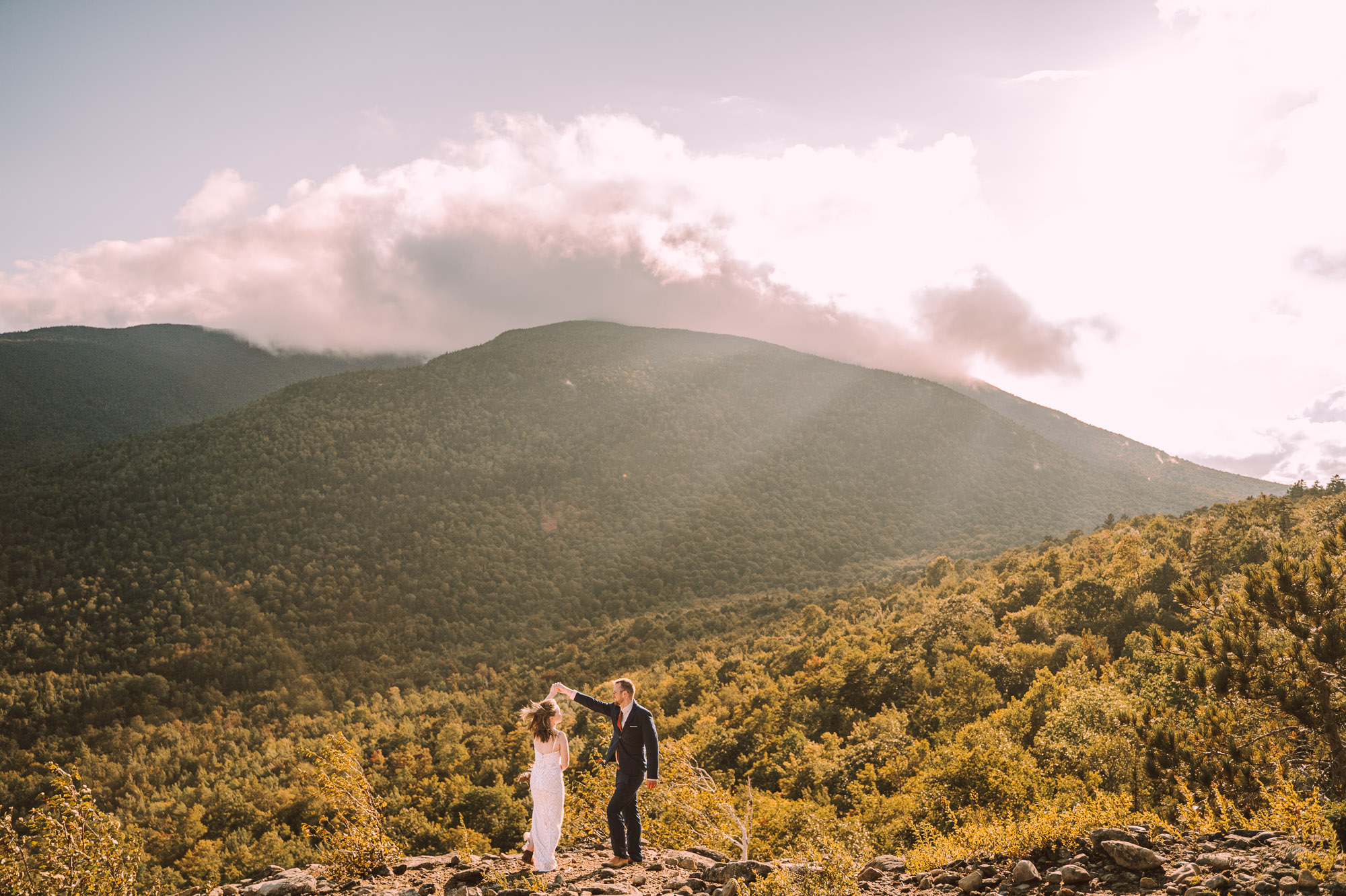 Alex + Rob Summer High Peaks Elopement - Forever Wild Vows
